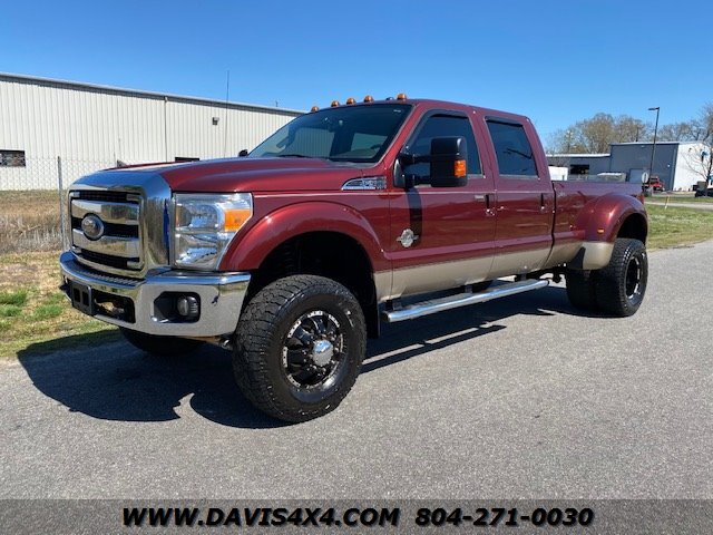 2012 Ford F-350 Super Duty Crew Cab Lariat Dually 4x4 Diesel Pickup Lifted
