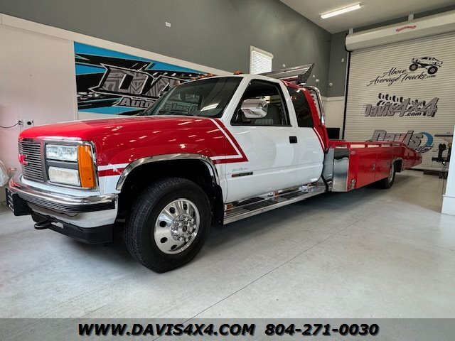 1993 GMC Sierra 3500 Extended Cab 4x4 OBS Car Hauler